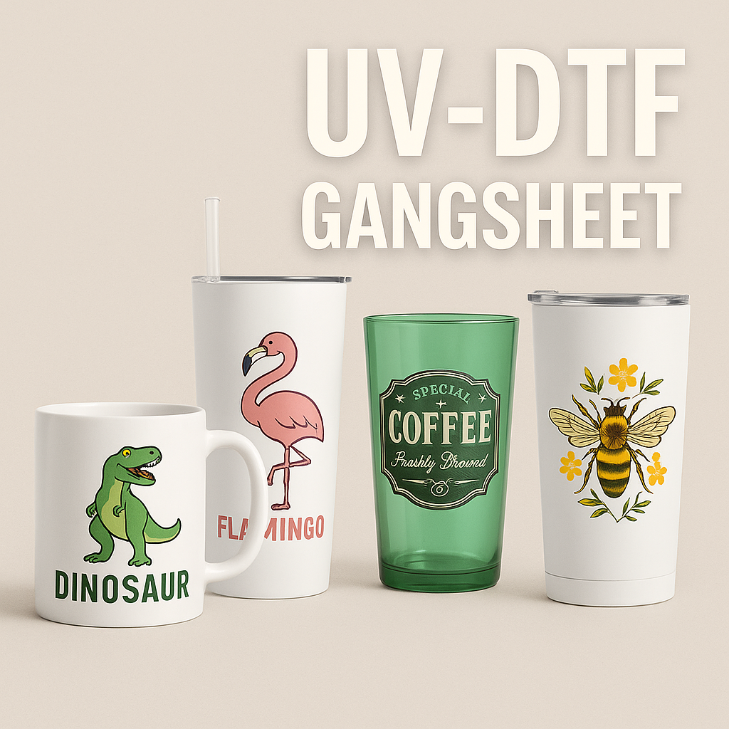 Upload UV DTF Gang Sheet | Roman Empire Print Shop LLC